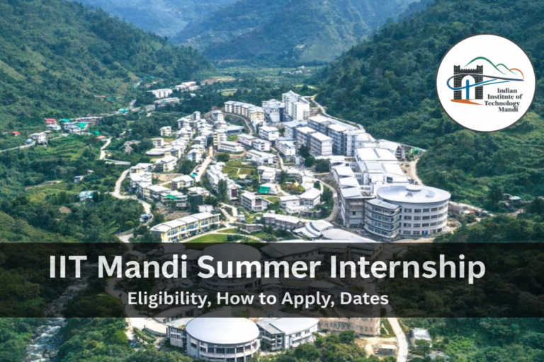 IIT Mandi Summer Internship 2026: Eligibility, How to Apply, Dates ...